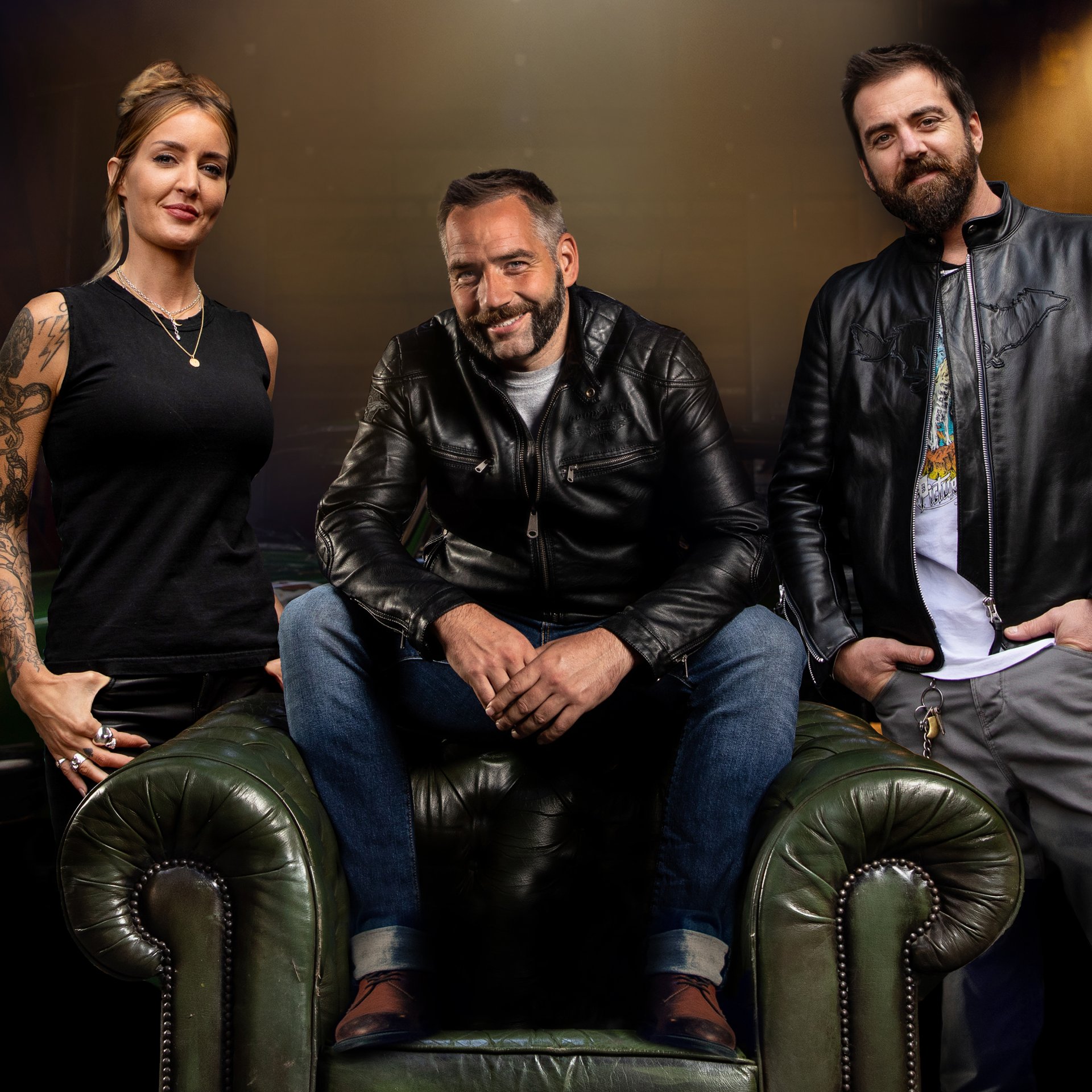 TV personality and custom motorcycle builder Anthony Partridge uses Warco